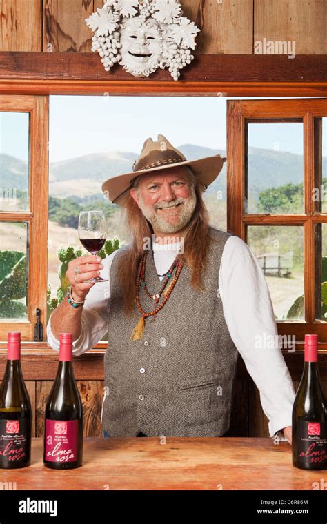 Chris Burroughs Tasting Room Manager At Alma Rosa Winery Santa Rita Hills Santa Ynez Valley