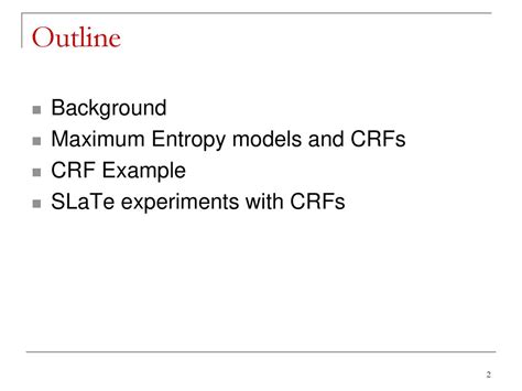 Conditional Random Fields An Overview Ppt Download