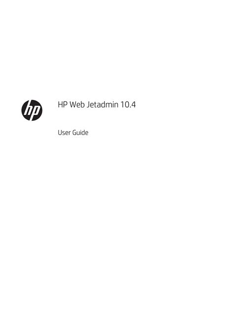 HP Web Jetadmin User Guide ENWW C