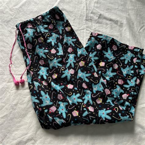 Happy Bunny Pajama Pants 18 In Width 10 In Inseam Depop
