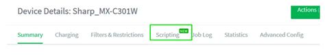 device scripting in papercut 19 1 select technology ltd