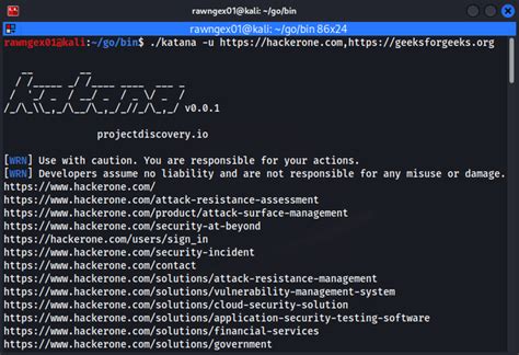 katana crawling and spidering framework geeksforgeeks