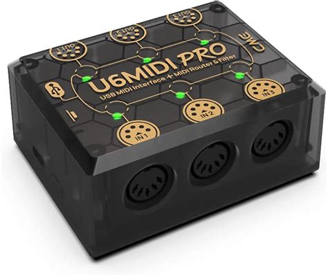 U6midi Pro Midi Interface With Router Mapper And Filter Reverb