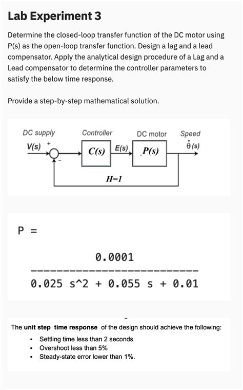 Get Answer Control Engineering Determine The Closed Loop Transfer
