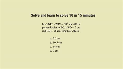 Difficult Geometry Questions And Solutions For SSC CGL Set