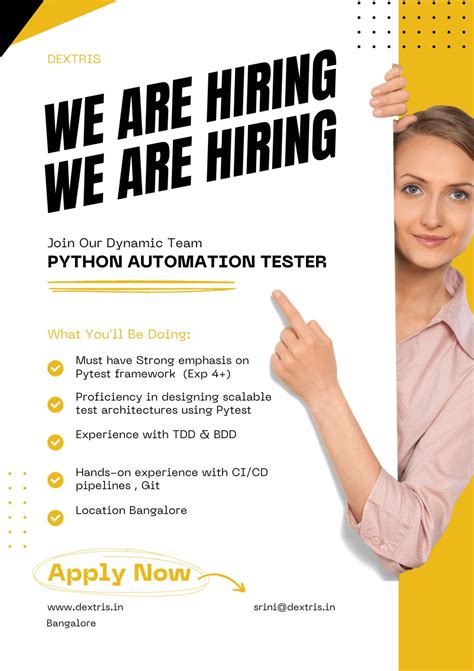 Amudha Avinash On Linkedin Hiring Python Automation Automationengineer Pytest Bdd Tdd