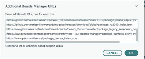 How To Update Additional Boards Manager Urls Ide 2x Arduino Forum