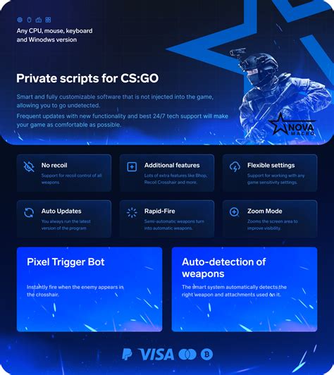 Cheat Nova Macro⭐️script For Csgo💎norecoil💎autodetect Weapon💎