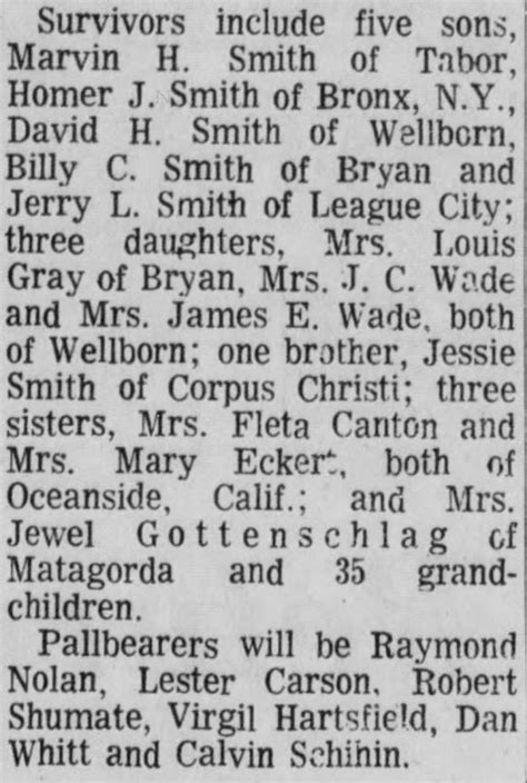 Thomas Jefferson Smith Sr 1889 1970 Find A Grave Memorial