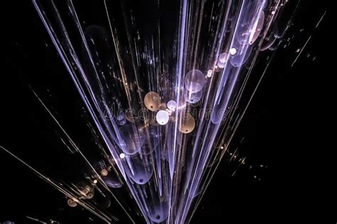 Fractal Curve Backdrop Imagination Vibrant Space Rotation Luminous Creative Stock Illustration