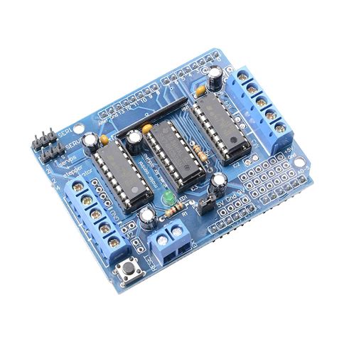 shield motor l293d driver ponte h circuito facil componentes eletronicos esp32 esp8266