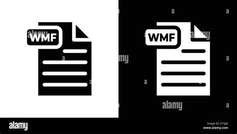 wmf document icon design simple flat vector symbol outline collection
