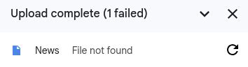 Cannot Upload Any Folders To Google Drive Super User