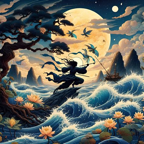 Download Ai Generated Tree Sea Royalty Free Stock Illustration Image Pixabay