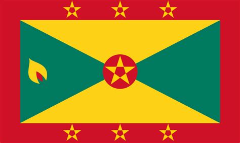 Grenada Flag Color Codes