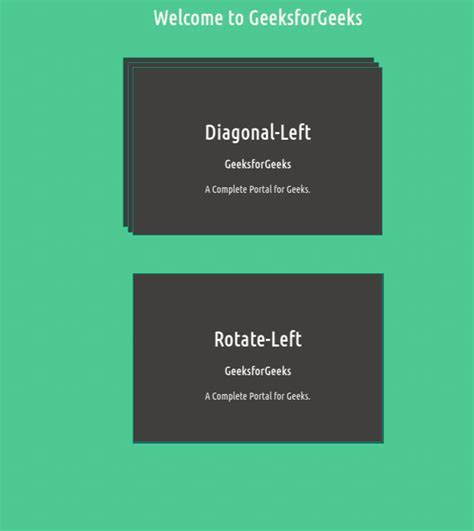 How To Create Responsive Stacked Cards Hover Effect Using Css
