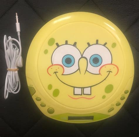 Купить Cd плеер Spongebob Squarepants Walkman Portable Cd Player Nickelodeon Yellow Sb110 Works