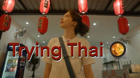 Sovannah Trying Thai Food Manyvids