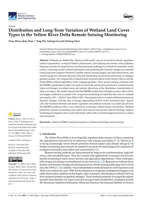 Pdf Distribution And Long Term Variation Of Wetland Land Cover Types