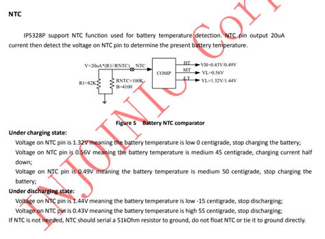 What Ntc Resistor Should I Use For An Ip5328p Battery Charging Module R Diyelectronics