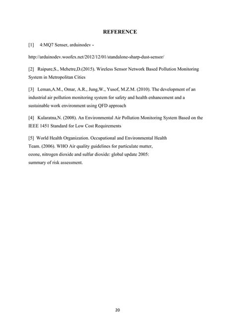 Pollution Monitoring System Using Arduino And Various Gas Sensor Pdf