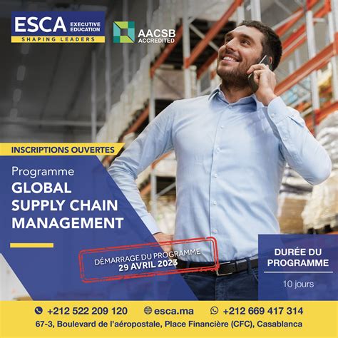Esca Ecole De Management Programme Global Supply Chain