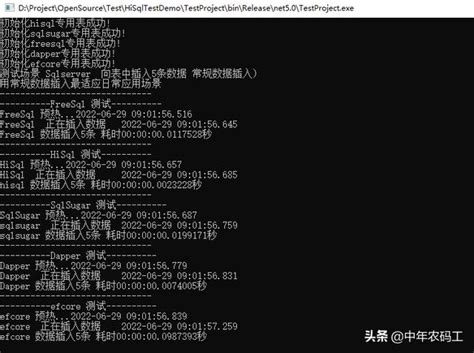 Orm 框架 Dapper Sqlsugar Freesql Sqlserver數據插入測試性能對比 每日頭條
