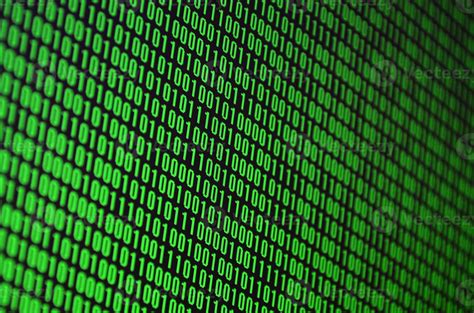 An Image Of A Binary Code Made Up Of A Set Of Green Digits On A Black Background 13605171 Stock