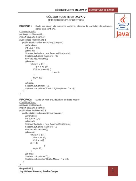 codigo fuente en java v pdf