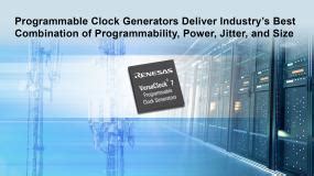 Renesas Releases New Programmable Clock Generator