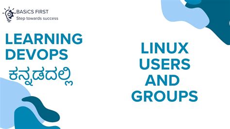 Users And Groups Learn Devops In Kannada Youtube