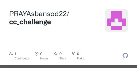 Prayas Bansod On Linkedin Github Prayasbansod22ccchallenge