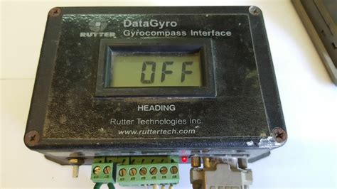 Rutter Technologies Inc Datagyro Gyro Compass Interface Rt 372 Input Module Industrial Sol
