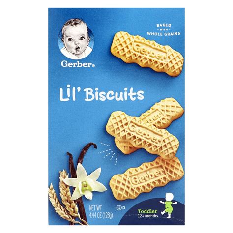 Gerber Lil Biscuits 126 G Online At Best Price Lulu Oman