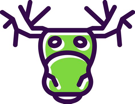 Moose Vector Icon Design 17043391 Vector Art At Vecteezy