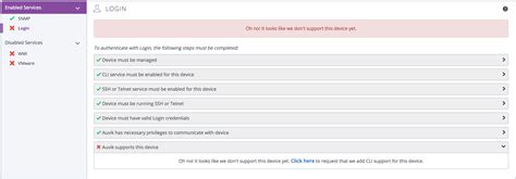 troubleshoot login credentials auvik support