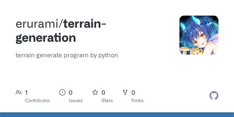 GitHub Erurami Terrain Generation Terrain Generate Program By Python