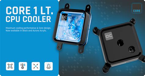 Alphacool Announces New Core 1 Lt Cpu Water Block Sff Network Sff Network