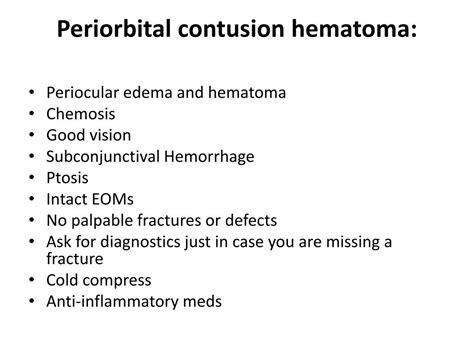 Contusion Vs Hematoma