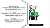 Best Excel Fonts A Comprehensive Guide