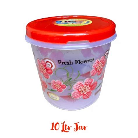 10 Ltr Round Container At ₹ 80 Piece Plastic Container In Meerut Id