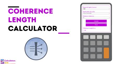 Coherence Length Calculator