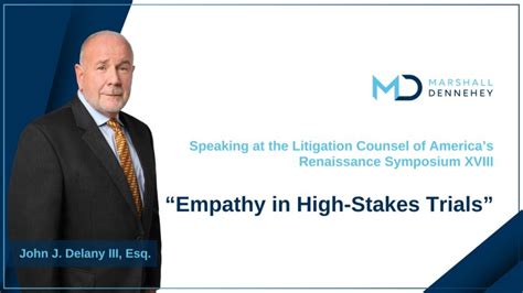 Triallawyer Catastrophicclaims Litigation Marshall Dennehey