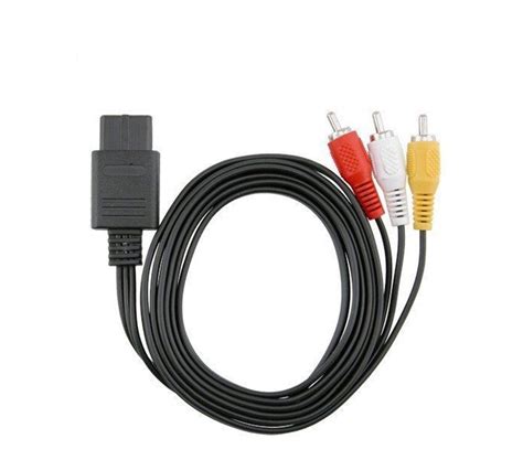 1 8m 6ft Av Tv Rca Video Cord Cable For Game Cube Grandado