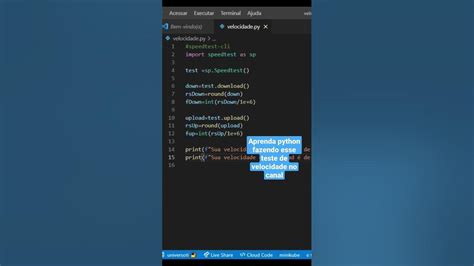aprenda python no canal youtube