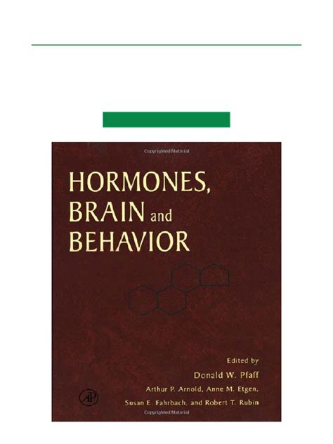 Hormones Brain And Behavior Five Volume Set Full Version Download