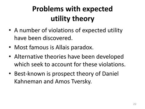 PPT - Expected Utility Theory in Behavioral Finance PowerPoint ...