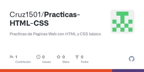 github cruz1501 practicas html css practicas de paginas web con html