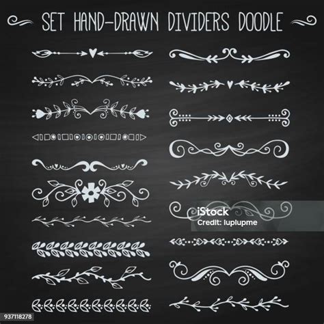 텍스트 구분 기호 Decoratice 분배기 책 인쇄 술 장식 디자인 요소 벡터 빈티지 나누어 모양 그림 0명에 대한 스톡 벡터 아트 및 기타 이미지 Istock