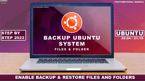 How To Backup And Restore Files And Folder In Ubuntu System Enable
